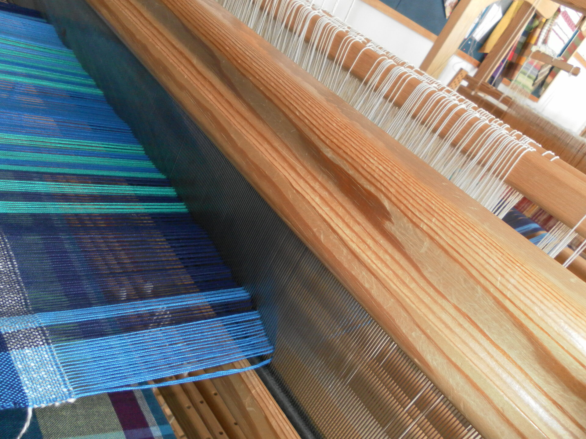 Visit to the weaving room